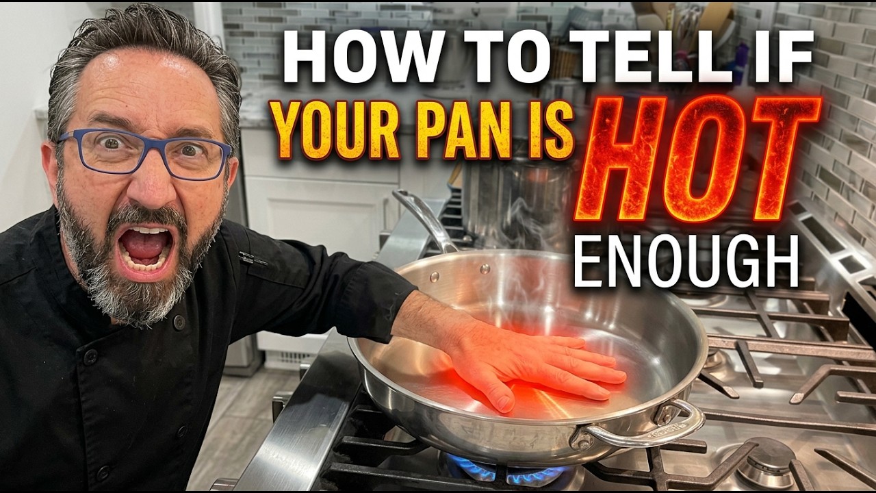 Foolproof Method: Is Your Pan Hot? - YouTube