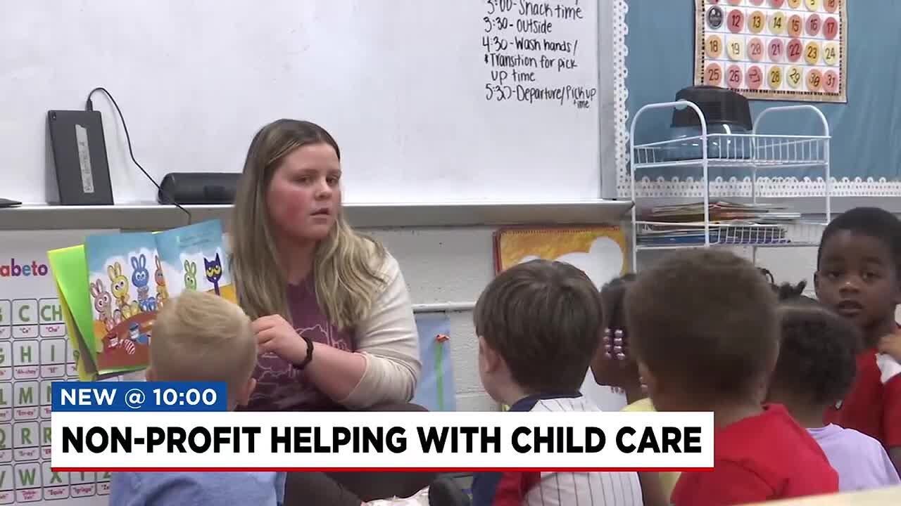 Non-profit helping with child care - YouTube