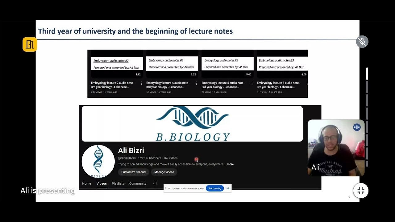 RWB 2 Session 3 with Ali El-Bizri (PhD student in Molecular Immunogy ...