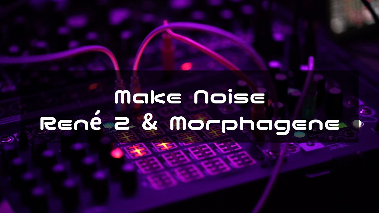 Make Noise René & Morphagene - YouTube