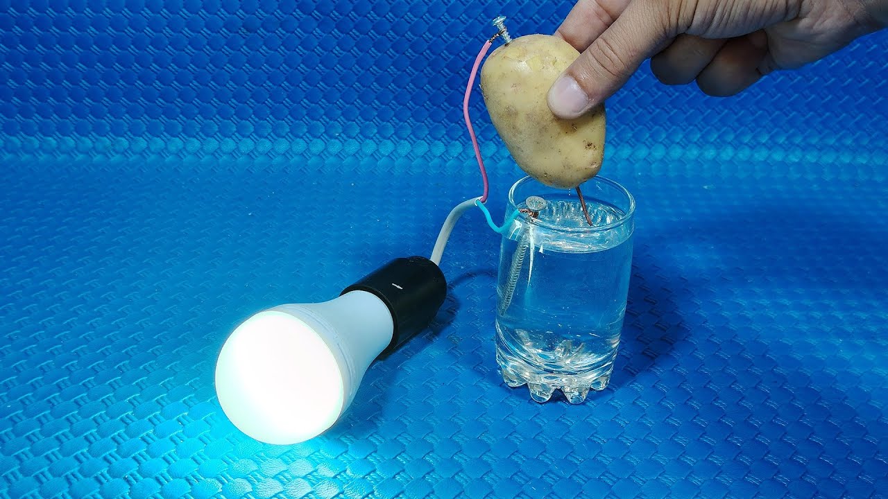 How to generate free electricity from potato at home | Simple Tips ...