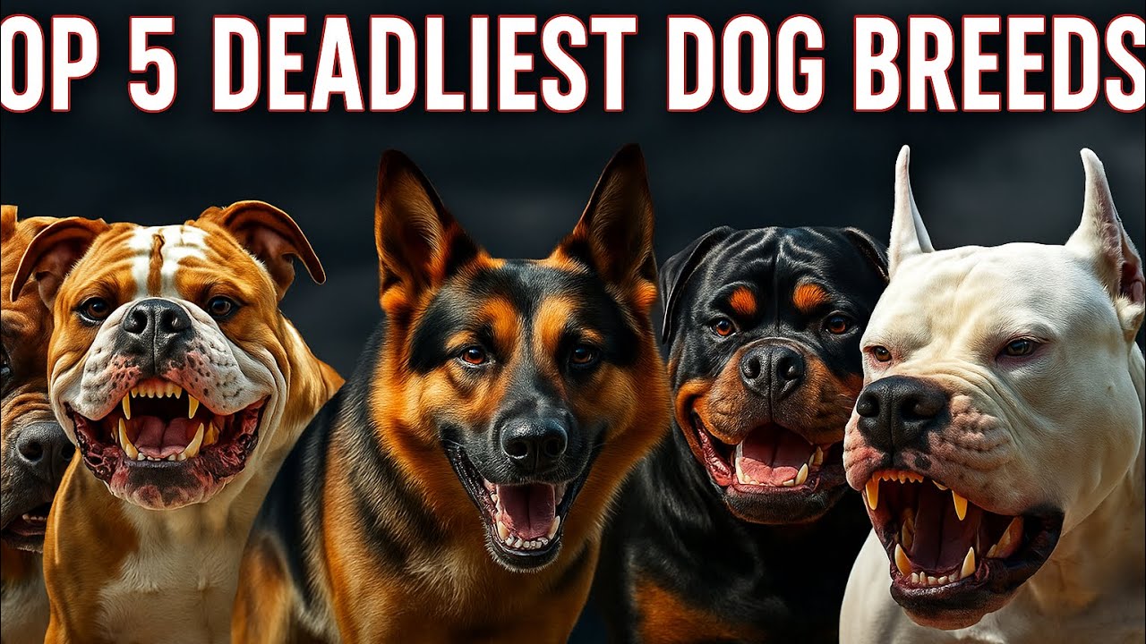 Top 5 Deadliest dog breeds in the world 🌎 - YouTube