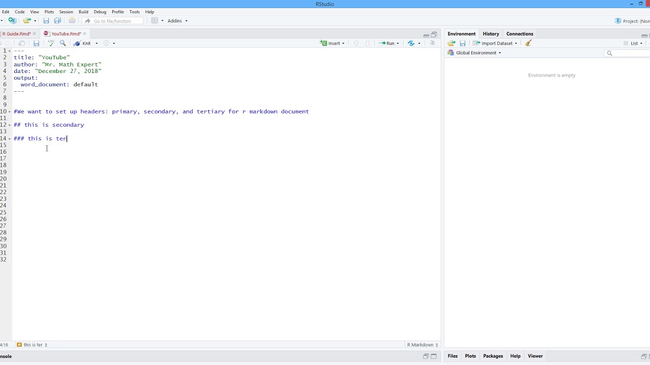How to Set Up Primary, Secondary, and Tertiary Headings for Markdown in ...