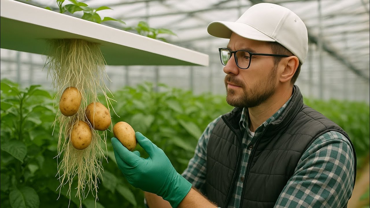 Growing Potatoes Without Soil! A Modern, Super-Efficient Aeroponic ...