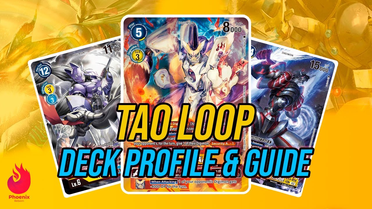 TAOMON LOOP DECK PROFILE & GUIDE | Digimon Card Game - YouTube