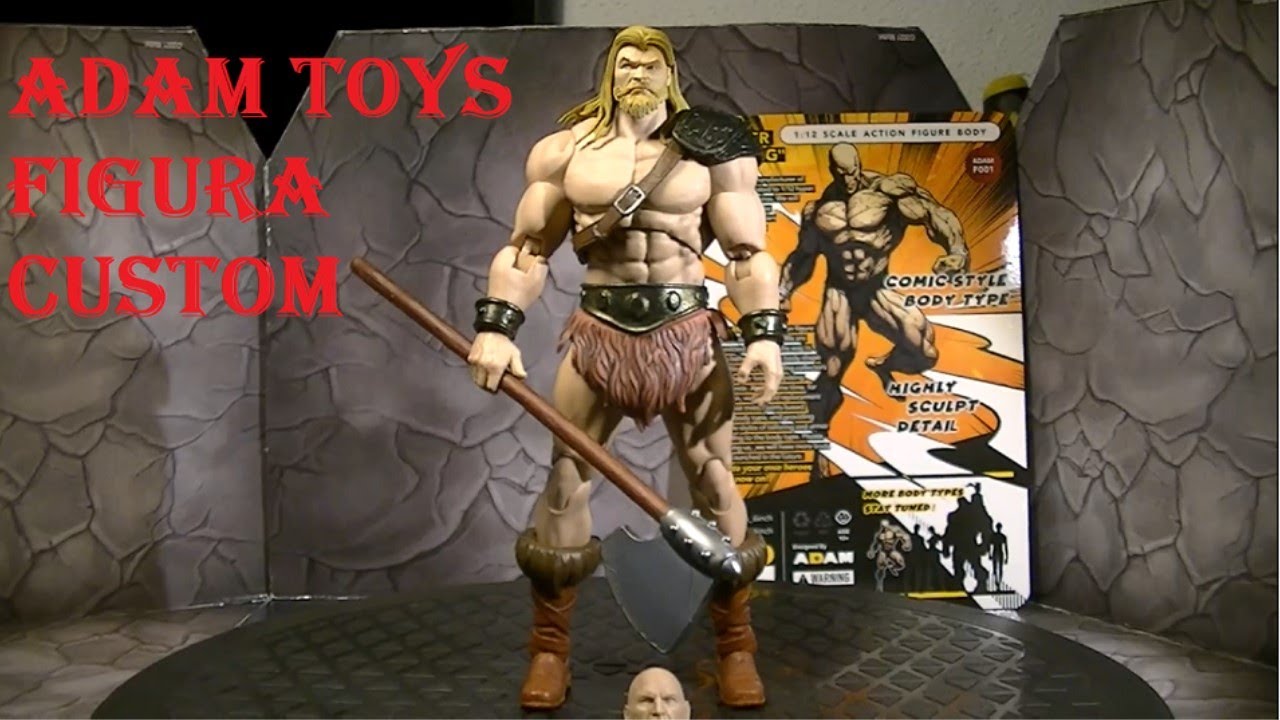 Adam toys figura custom - YouTube