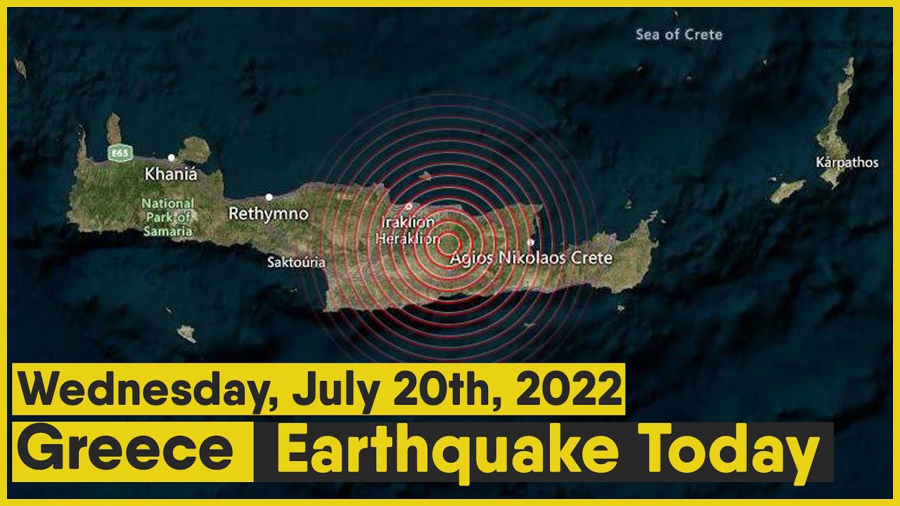 Greece Earthquake Today | Magnitude 4.8 earthquake struck near ...