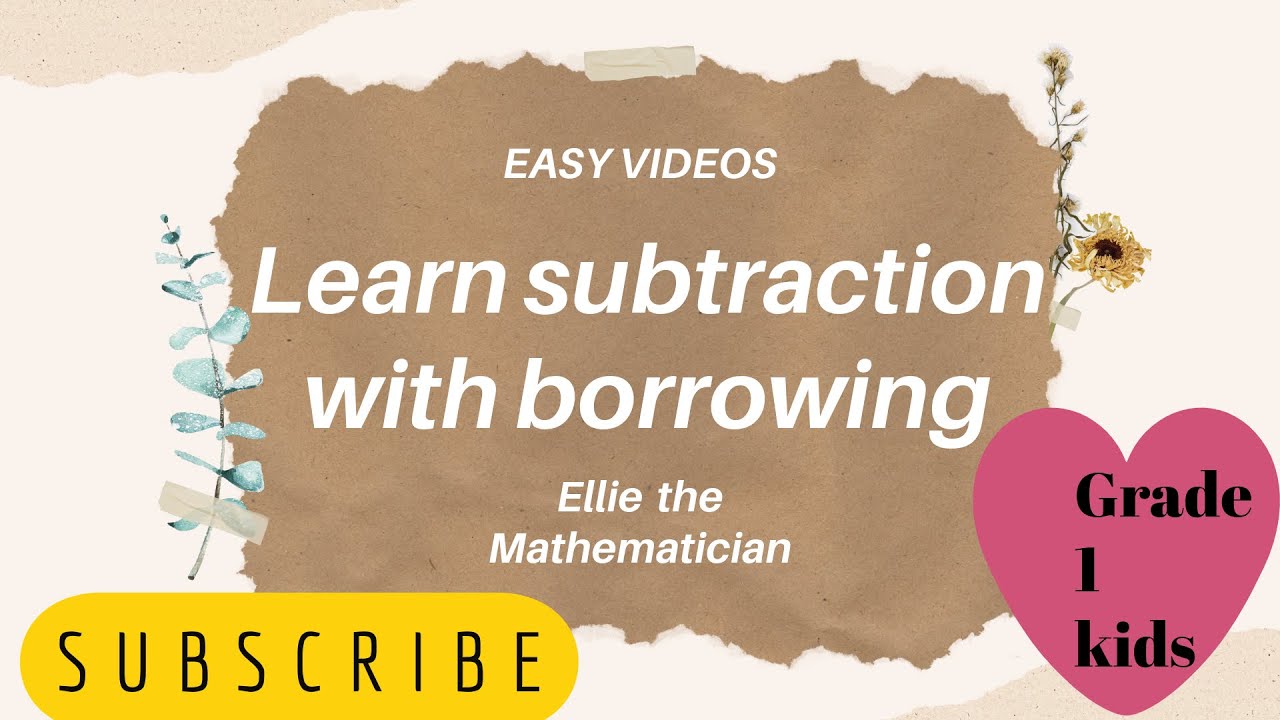 Subtraction with Borrowing Made Easy! Step-by-Step Guide with Example ...
