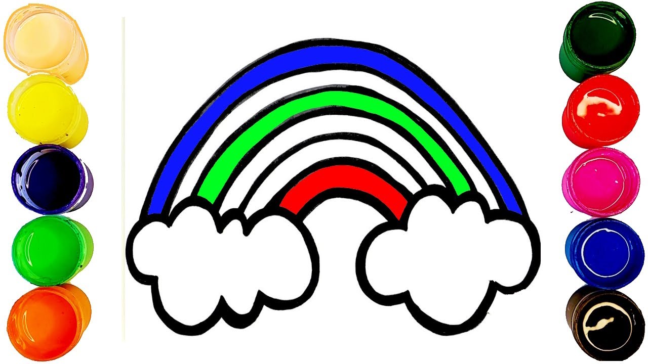 Rainbow, Coloring for Kids and Toddlers - YouTube