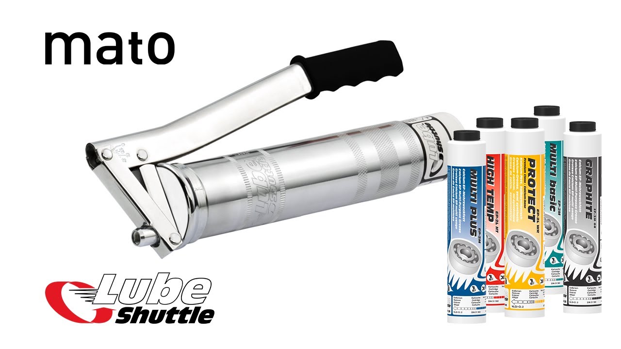 MATO Lube-Shuttle® Grease Gun System & Product Line - YouTube