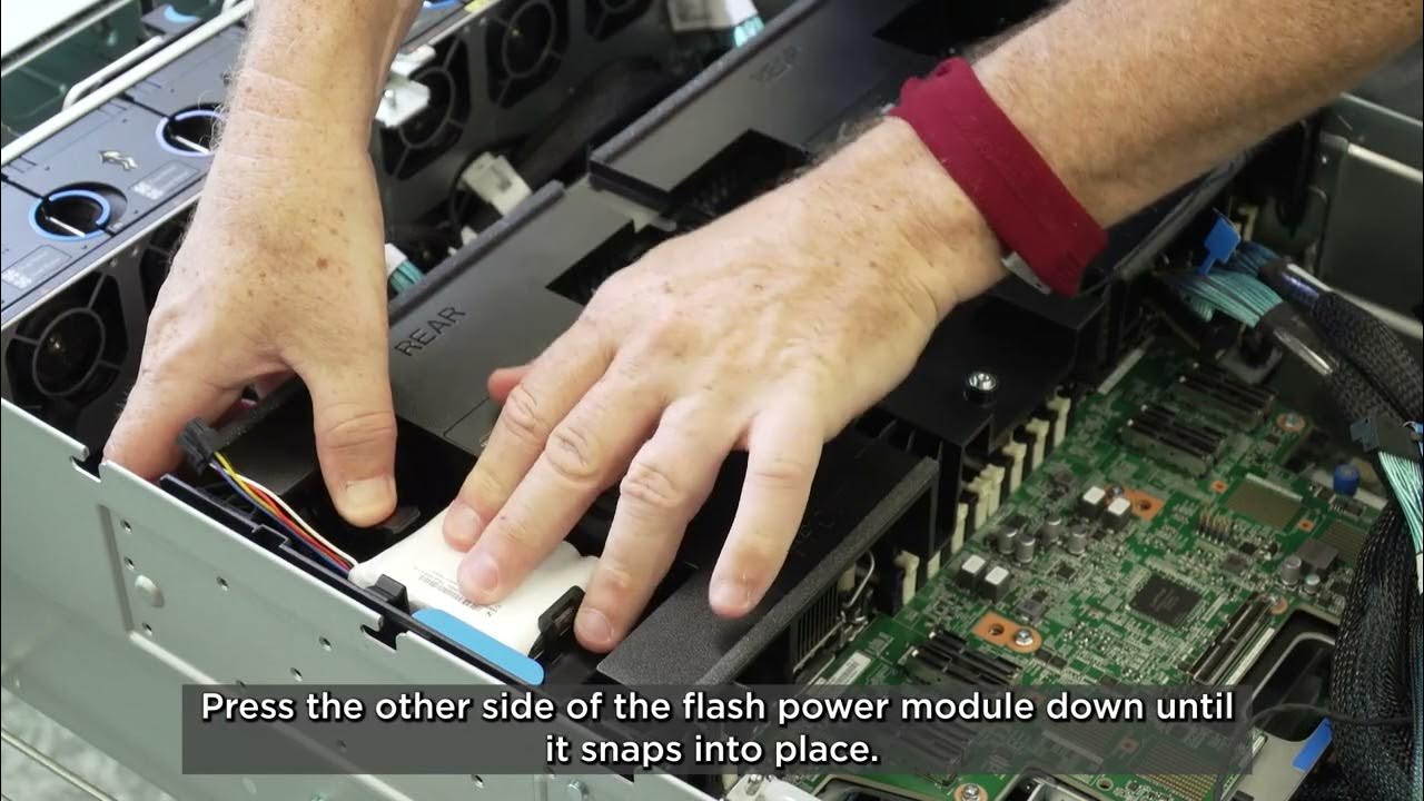 Thinksystem Sr950 V3 Inatalling A Flash Power Module Youtube