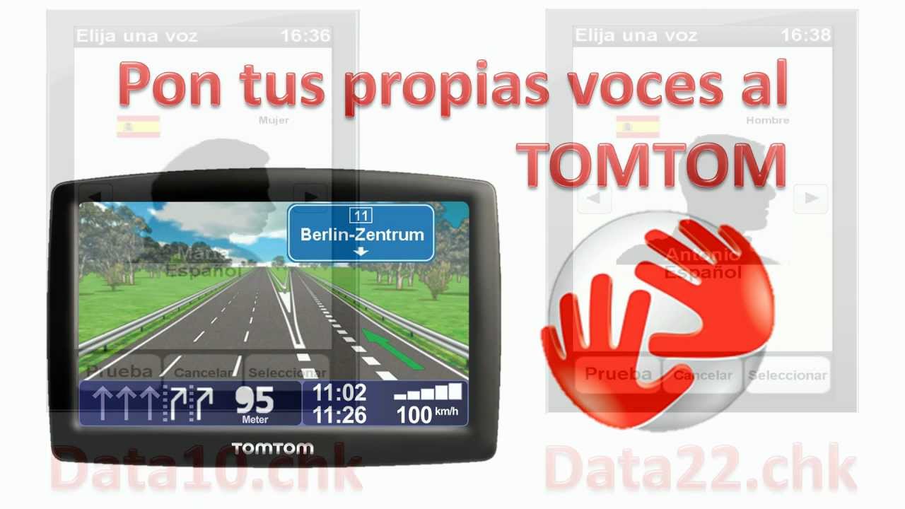 Personaliza tu TOMTOM poniendole tus propias voces! - YouTube