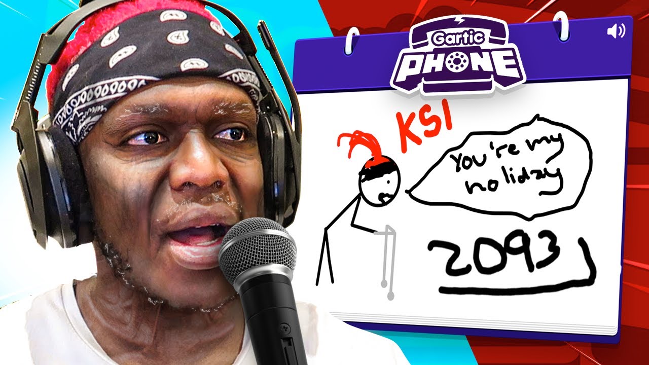 Gartic Phone but KSI is 100 years old... - YouTube