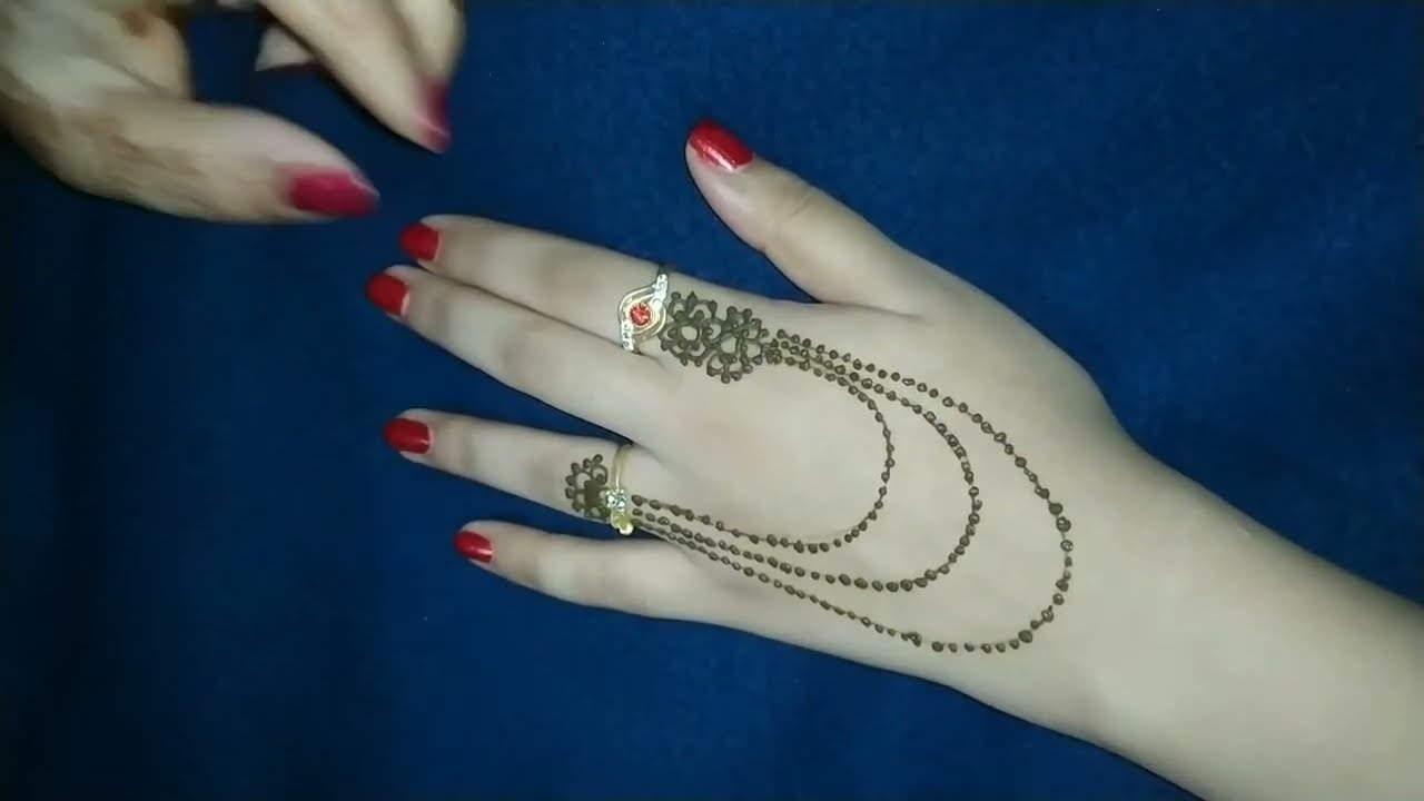 Jewellery mehndi design.jewellery mehndi .. mehndi design - YouTube