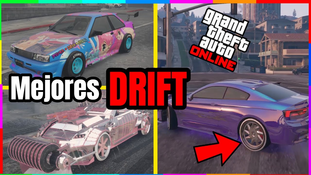 TOP Los MEJORES COCHES para DRIFT/DERRAPAR en GTA 5 Online! Mejores ...