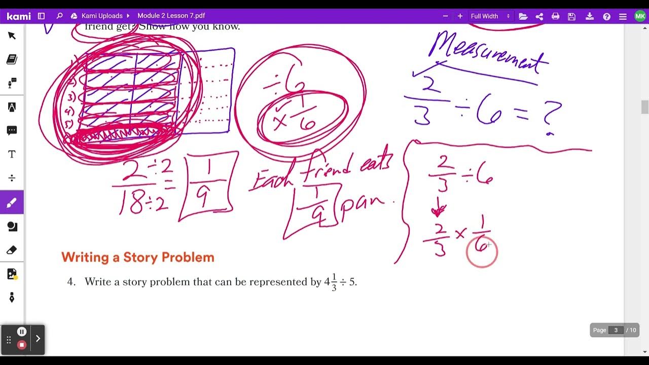 Eureka Squared - Grade 6 - Module 2 - Lesson 7 - YouTube