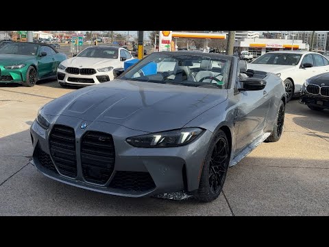 2025 BMW M4 CONVERTIBLE SKYSCRAPER GREY - YouTube