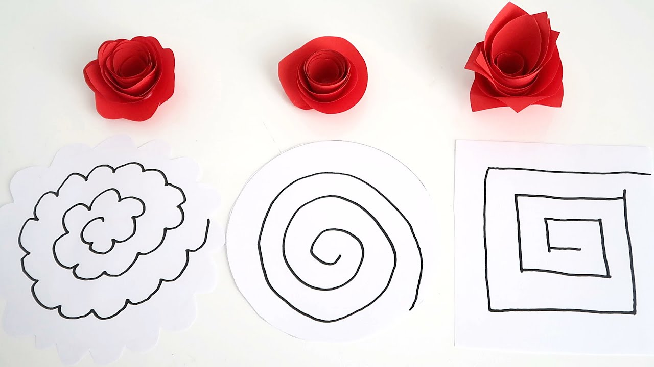 How to Make Beautiful Rose Flower | Paper Rose Flower | Paper Flower ...