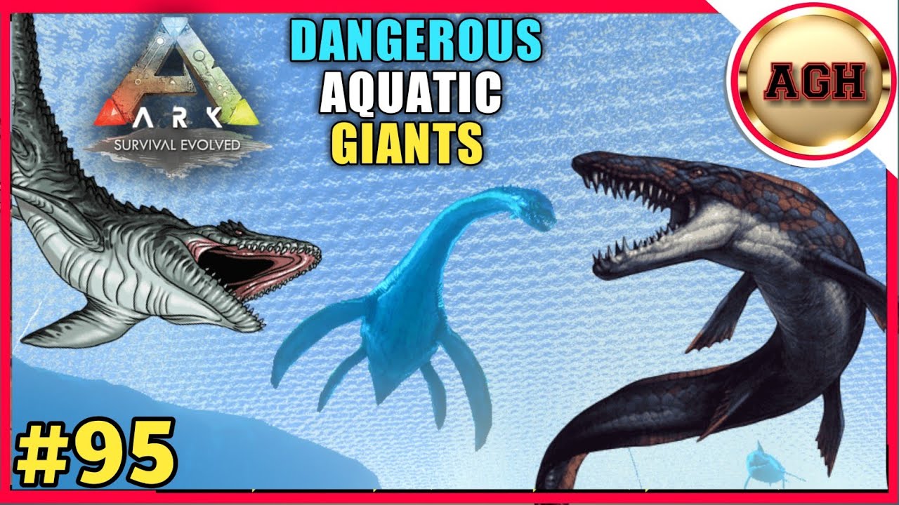 HOW TO DO 4 AQUATIC GIANTS 🐳 MISSION EASILY || ARK: SURVIVAL EVOLVED ...