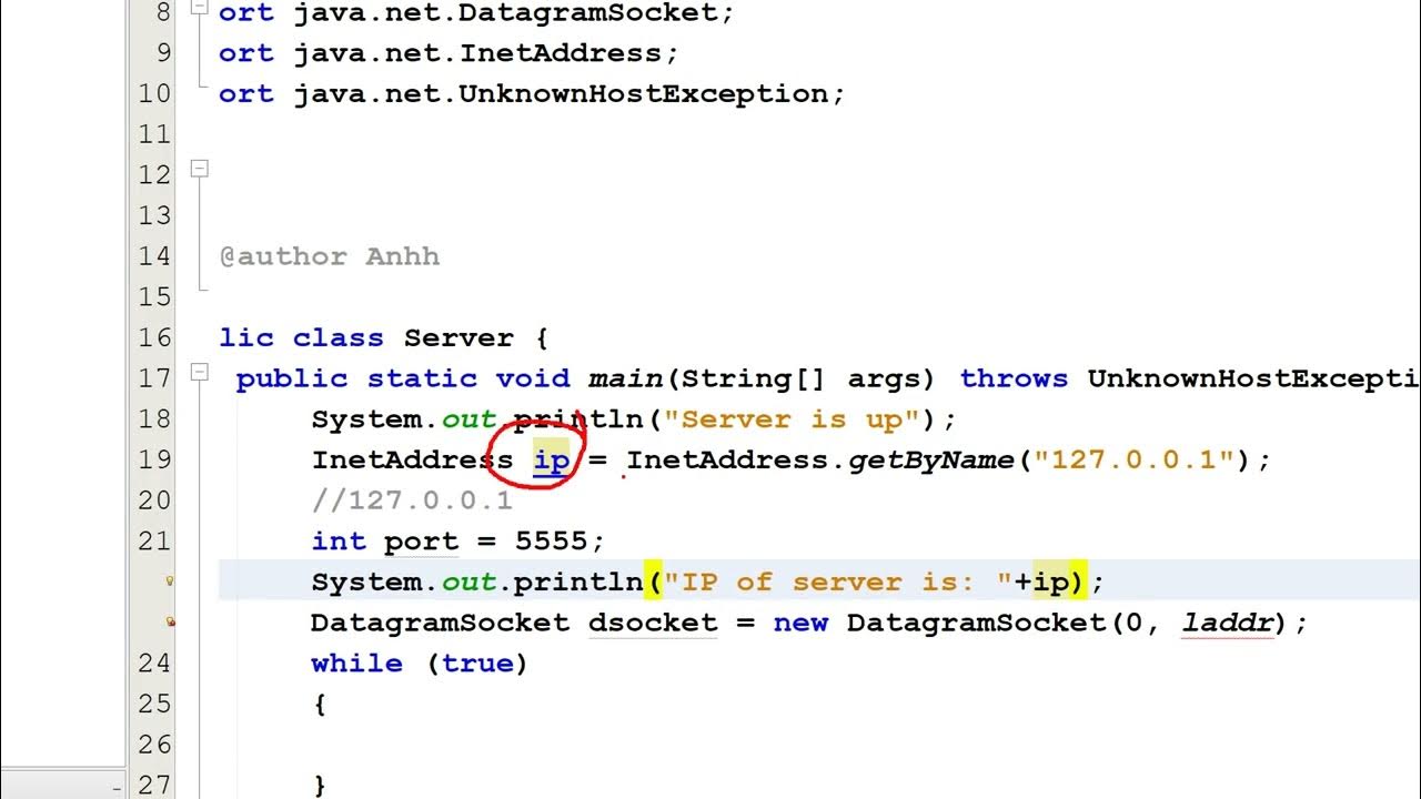 Buổi 15: Lập trình socket với UDP - YouTube