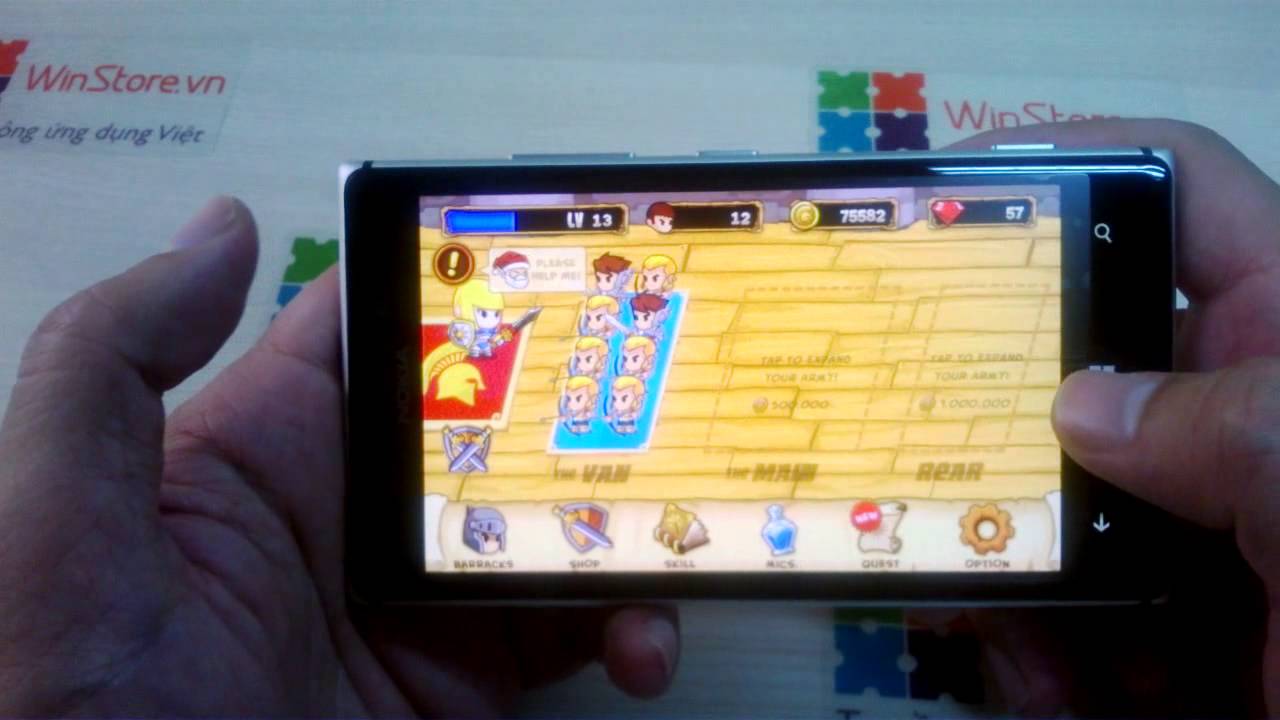 Review game Pocket Army trên Windows Phone - YouTube