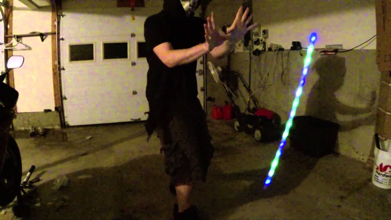 Long String LED Levitation Wand -Shongle -Star Shpongled Banner - YouTube
