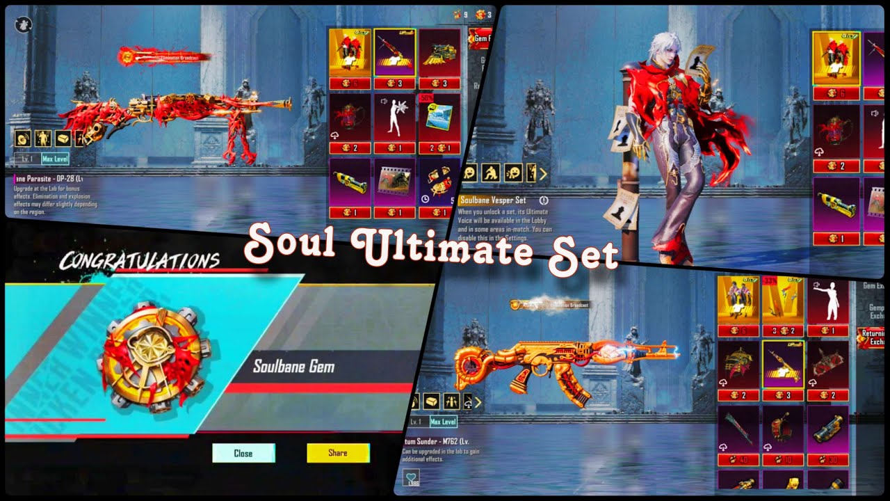 NEW SOUL BANE ULTIMATE SET IS HERE | DP-28 UPGRADED SKIN | RETURN GUN ...
