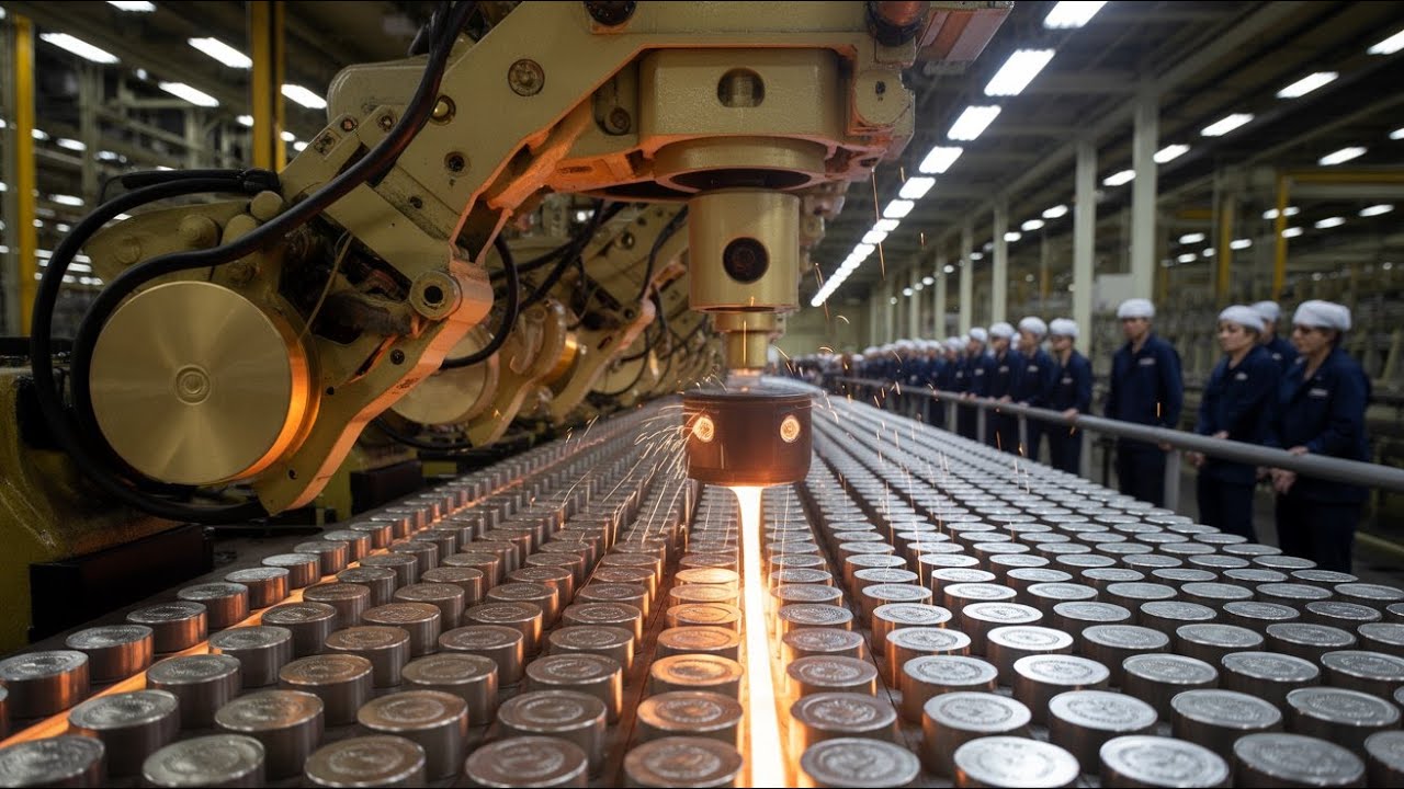 How Coins Are Made - Inside U.S. Coin Factory - YouTube