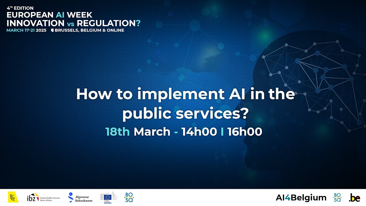 EU AI Week 2025 - How to implement AI in the public services? - YouTube