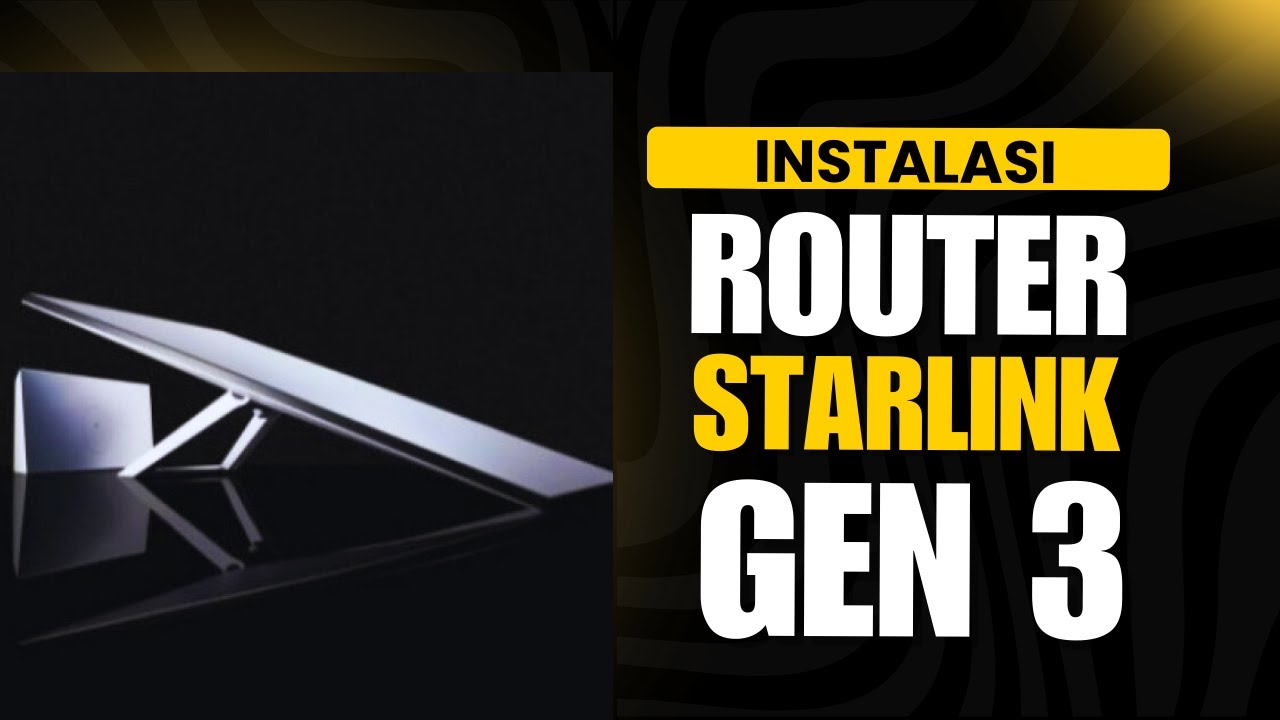Instalasi Router Starlink Gen 3 - YouTube