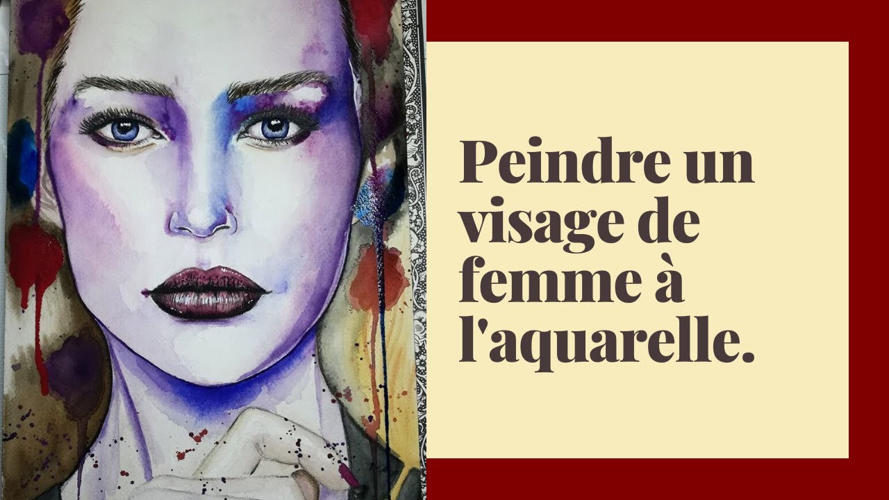 Portrait aquarelle :[TUTO] aquarelle : Peindre un visage à l'aquarelle ...