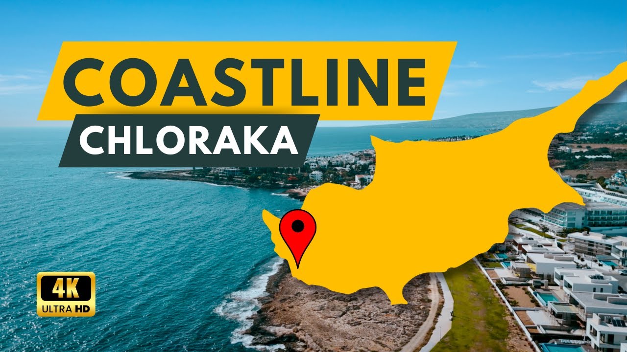 Cyprus Travel - Chloraka Coastline 4K | Drone View, Paphos - YouTube