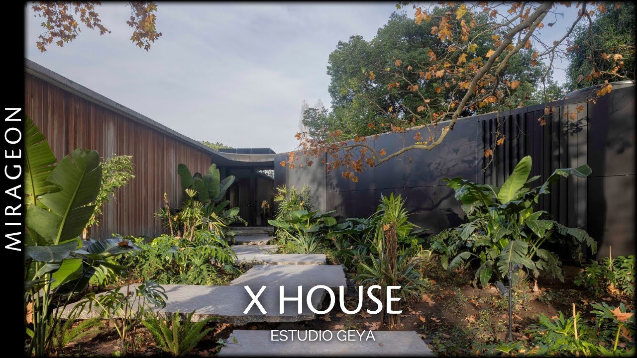At First Glance the Form Seems Whimsical | X House - YouTube