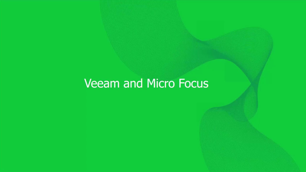 The Ultimate in GroupWise Protection with Veeam and Micro Focus - YouTube
