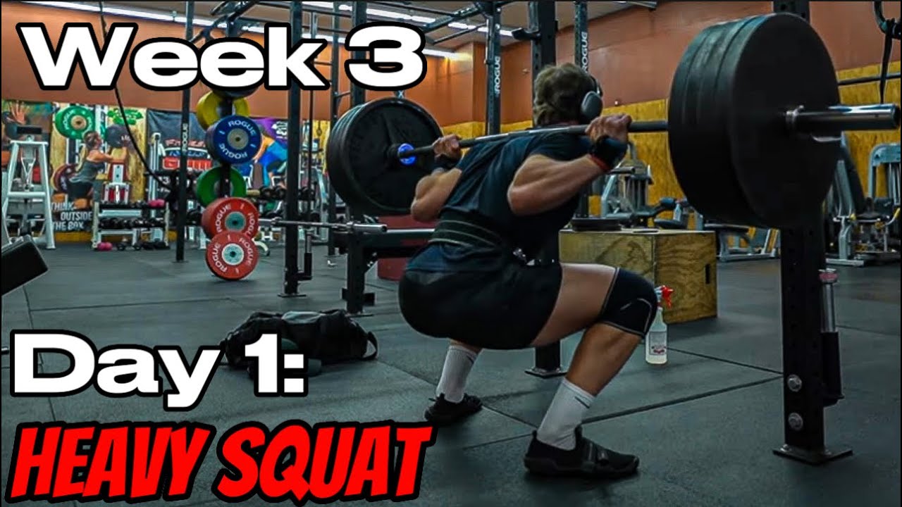 W3 Day 1: Hardest Squat Session of My Life - YouTube