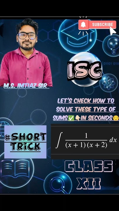 Short Trick to solve Partial Fraction #imtiazsir #calculus #easyway #mathematics #class XII ...