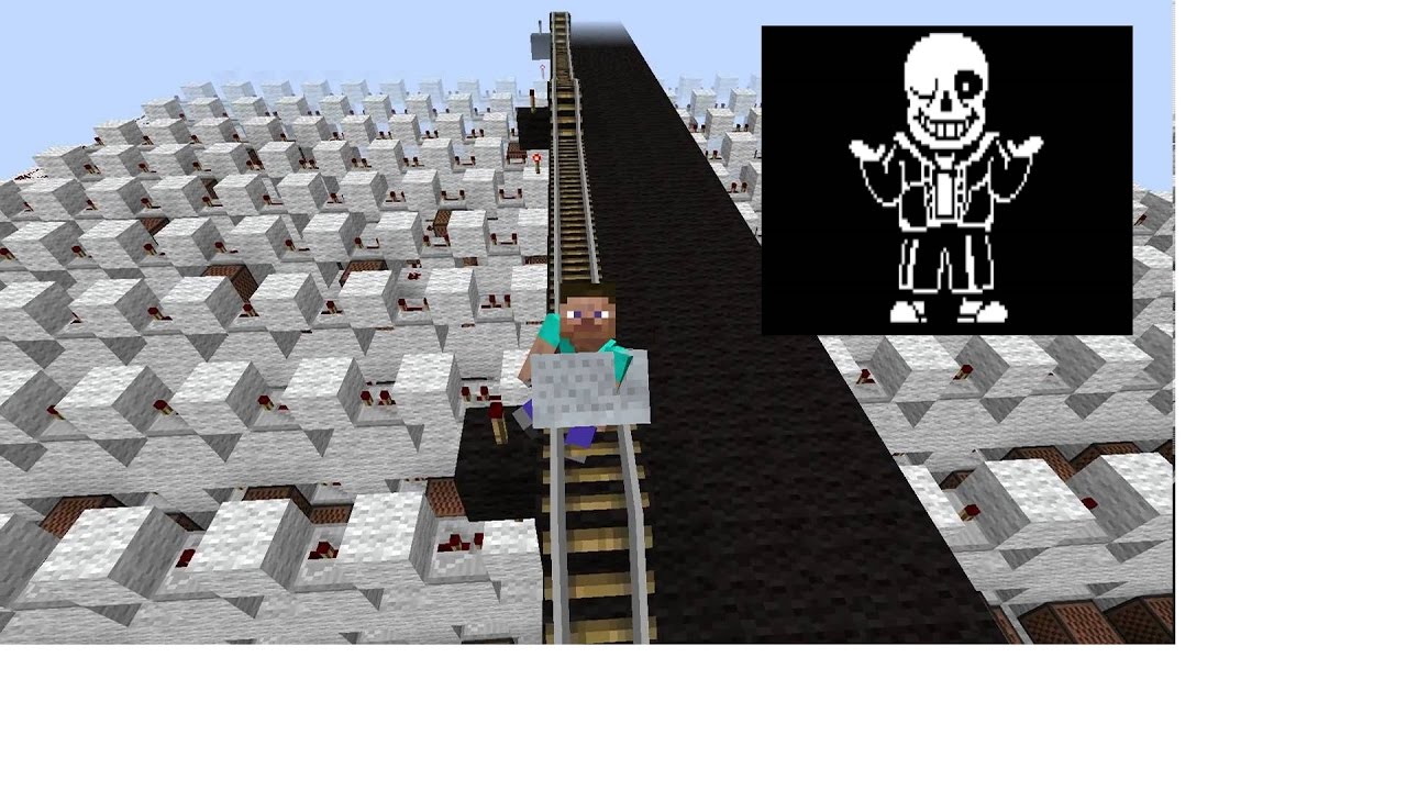 Undertale Sans Battle Music Minecraft Noteblocks - YouTube