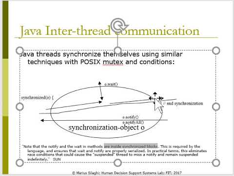 Network Programming - Threads - 05 - Java threads and synchronization ...