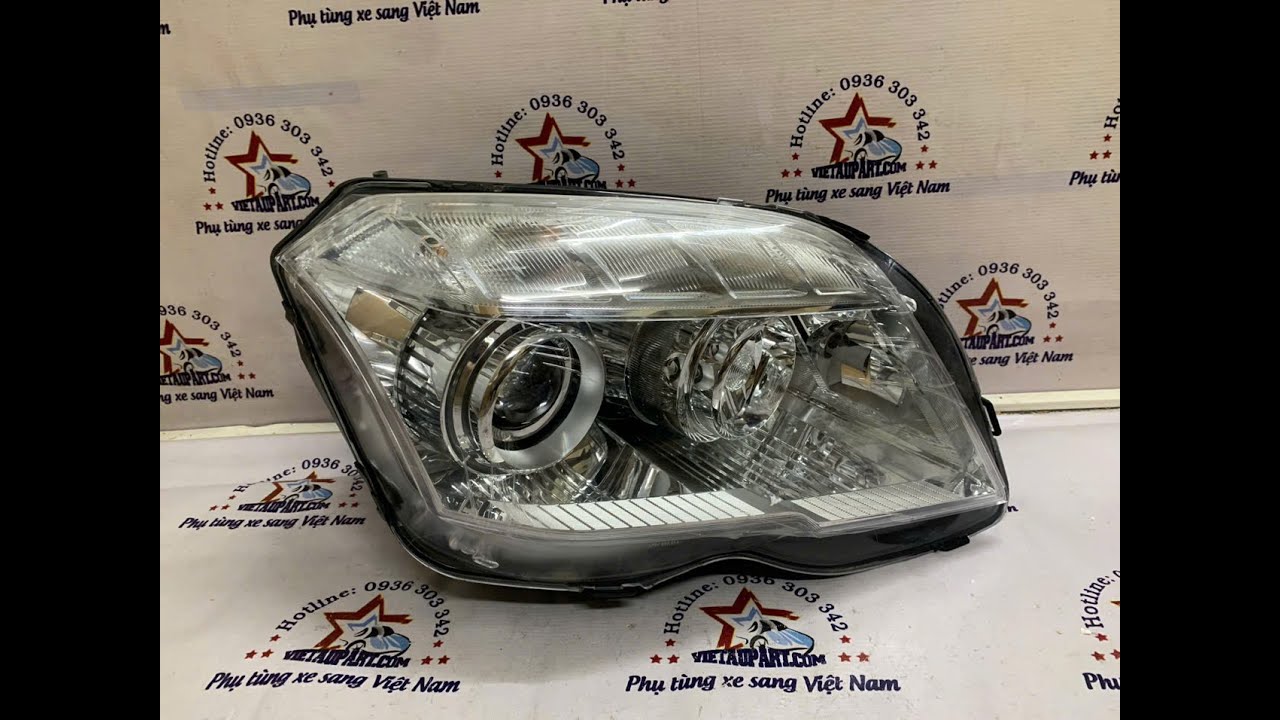 A2048209761 A2048208959 Đèn pha phải Mercedes GLK 300 - YouTube