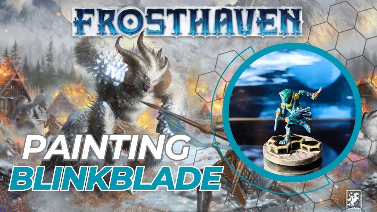 Painting Blinkblade miniature from Frosthaven #frosthaven ...