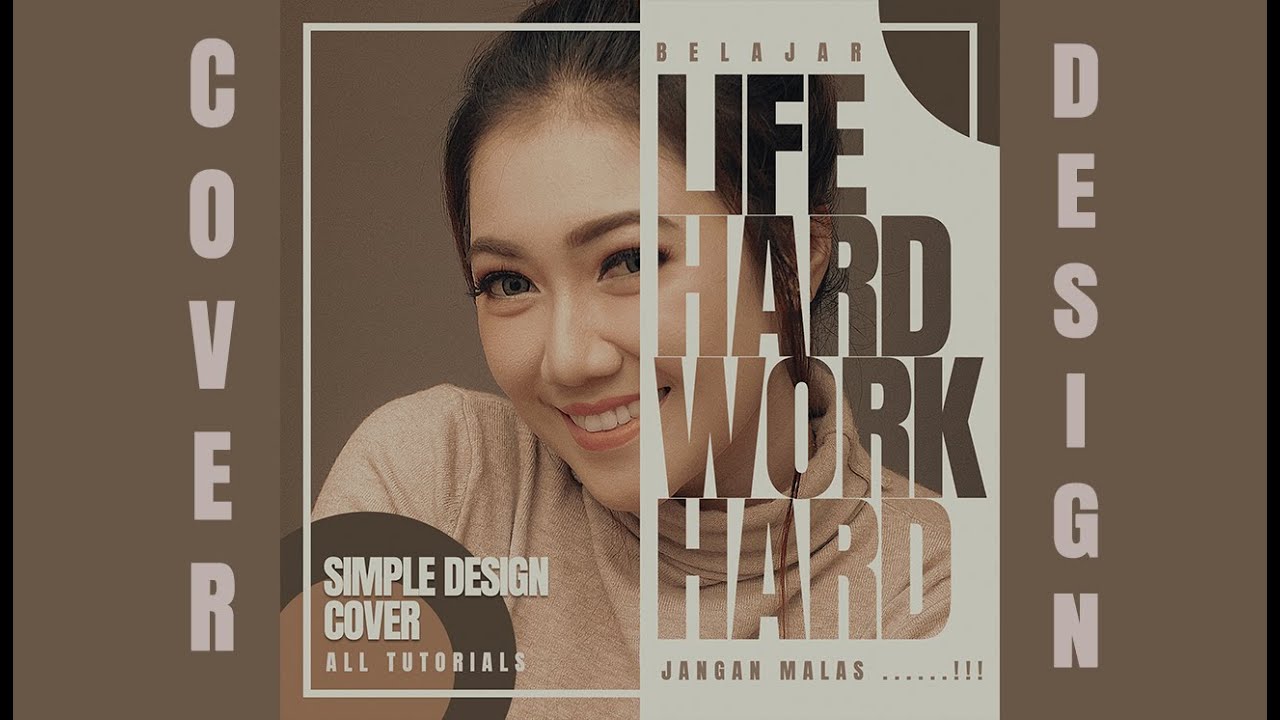 TUTORIAL PHOTOSHOP SIMPLE DESIGN COVER LEARNING PHOTOSHOP - YouTube