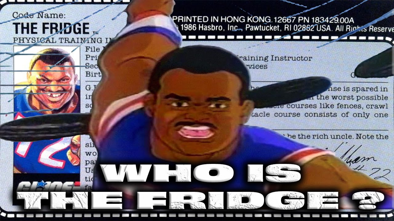 History and Origin of GI Joe's William THE FRIDGE Perry ! - YouTube