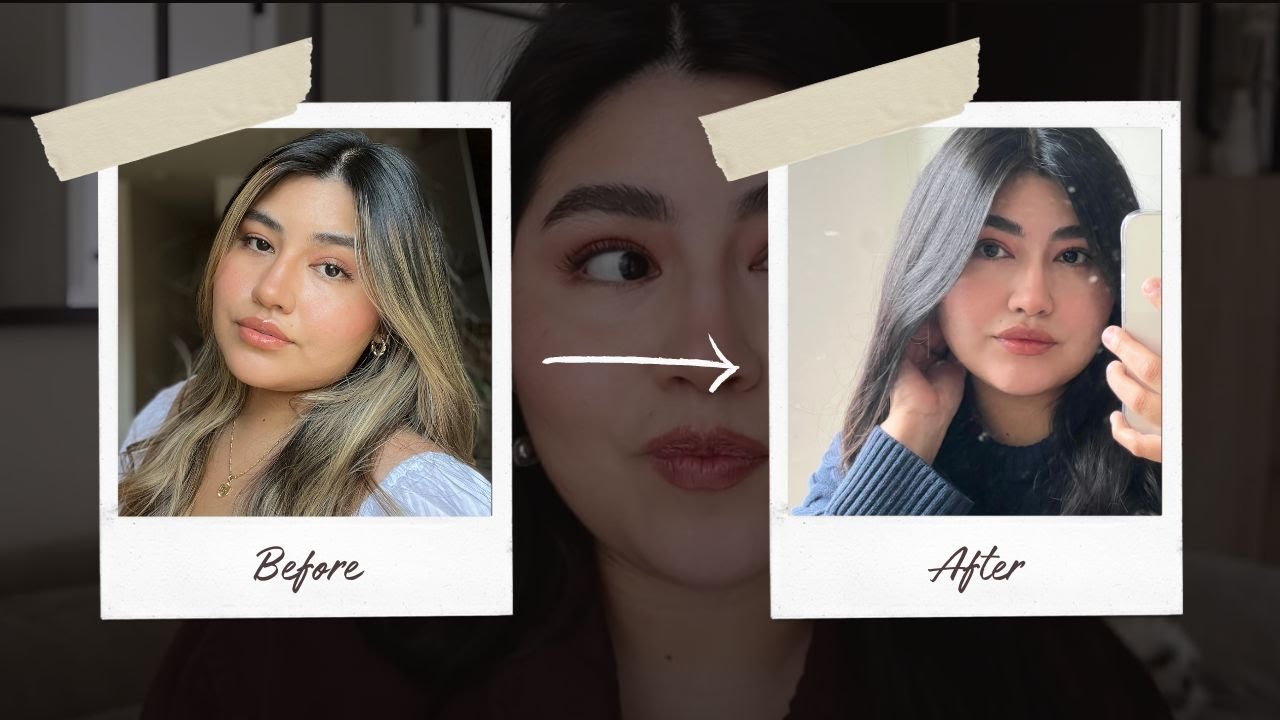 Deep Winter: My makeup before and after color analysis - YouTube