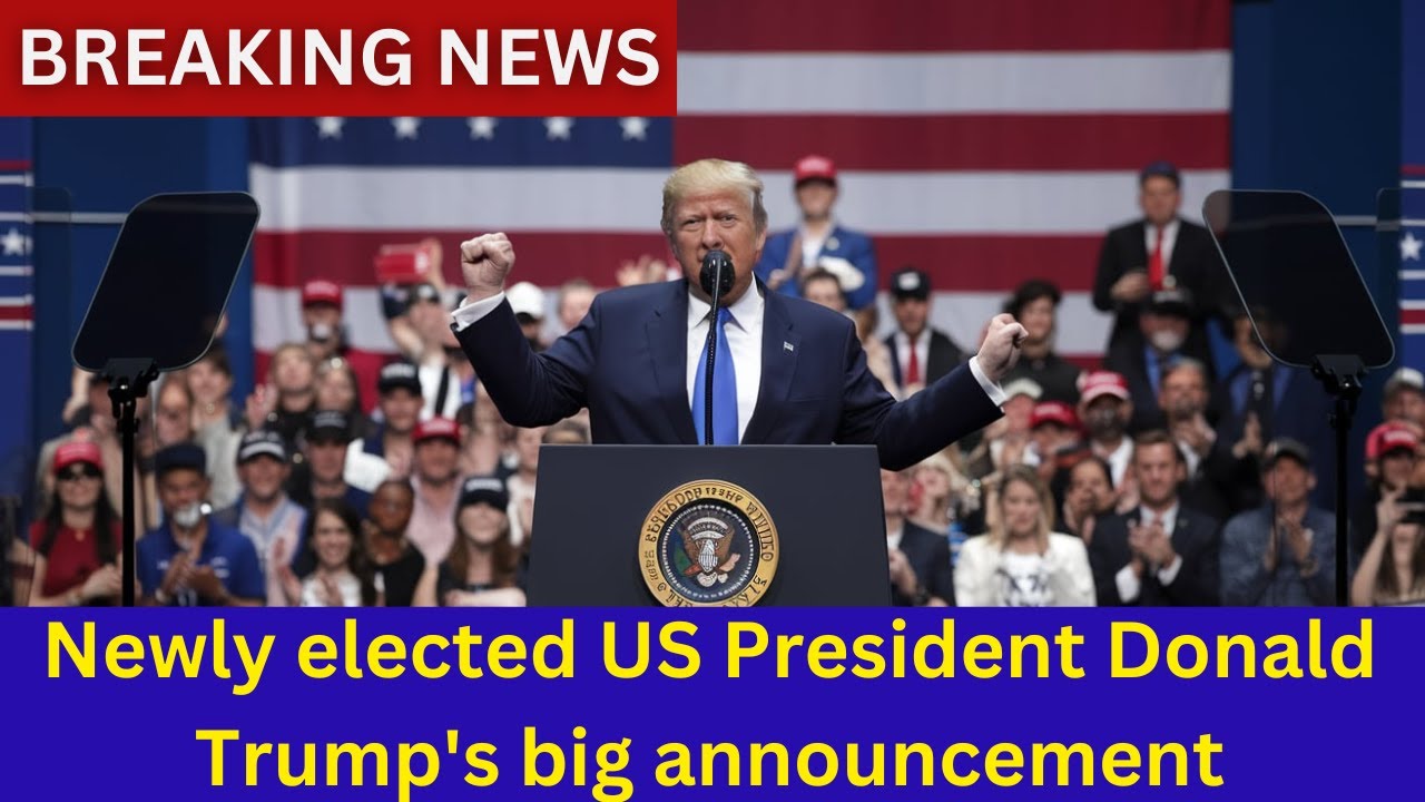 Donald Trump's First Big Move as New U.S. President - Breaking News ...