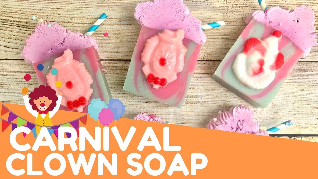 Making Carnival Clown Soap 🤡 | Gypsyfae Creations - YouTube