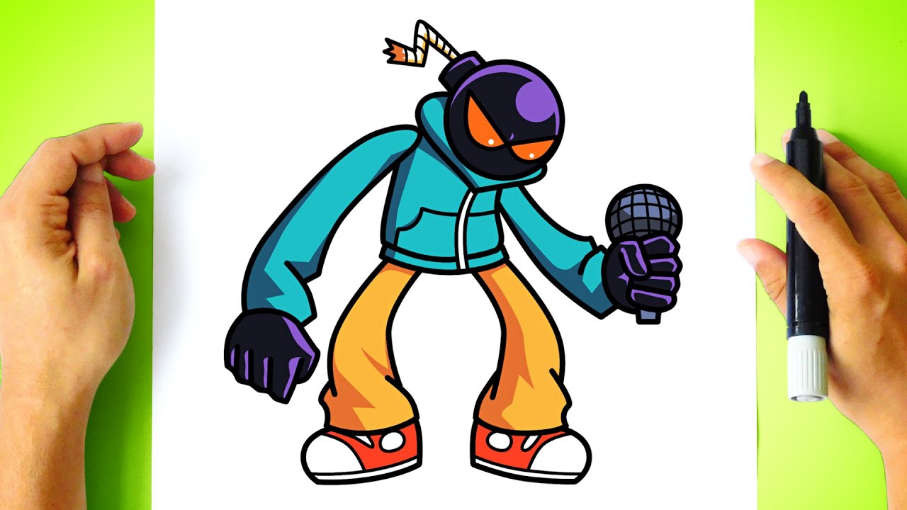 Como DESENHAR o WHITTY FNF - Como DIBUJAR a WHITTY FNF - How to DRAW FRIDAY NIGHT FUNKIN WHITTY ...