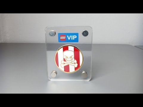 LEGO VIP COIN 5006471: Pirate Logo - YouTube