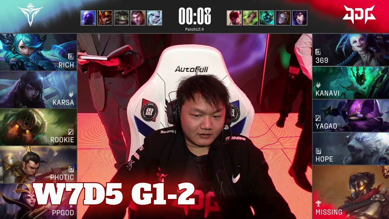 V5 vs JDG - Game 2 | Week 7 Day 5 LPL Spring 2022 | Victory Five vs JD Gaming G2 - YouTube