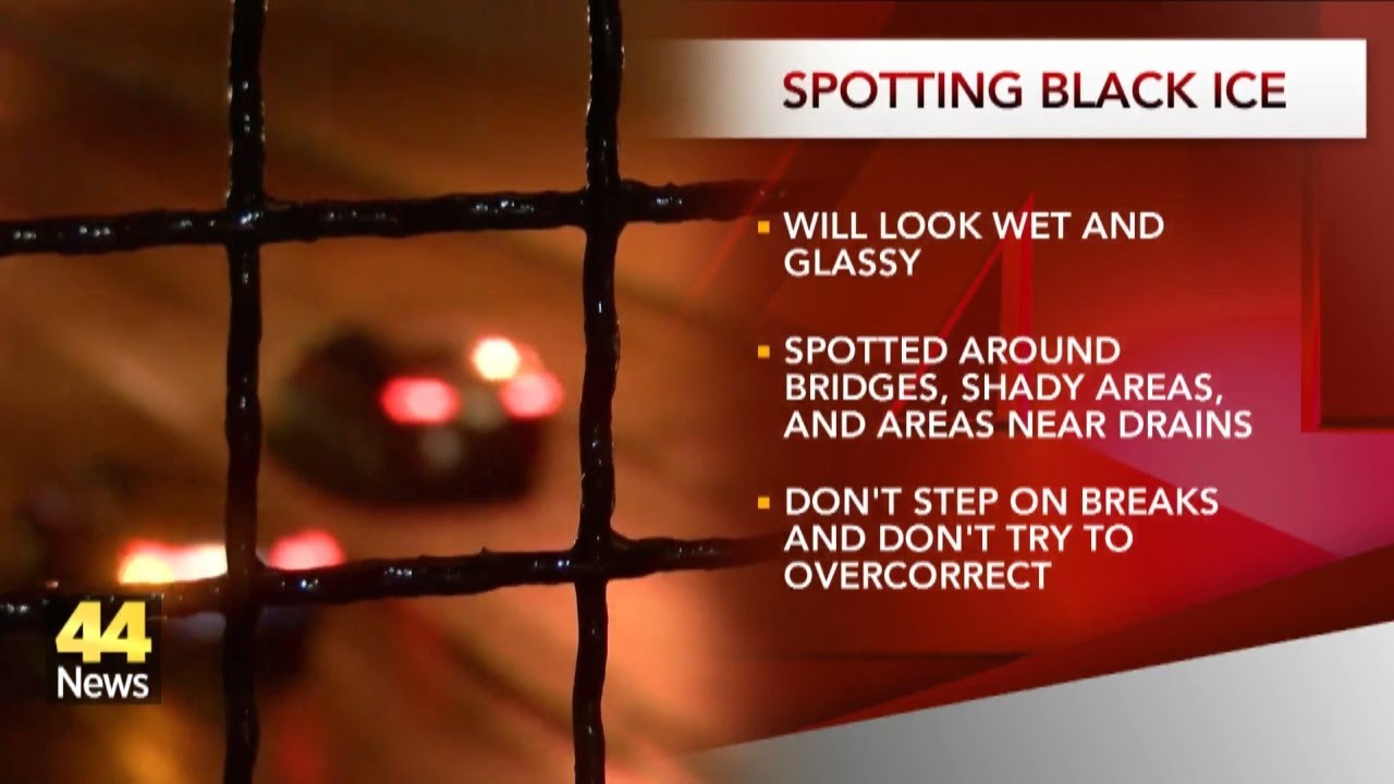 How to spot and avoid black ice - YouTube