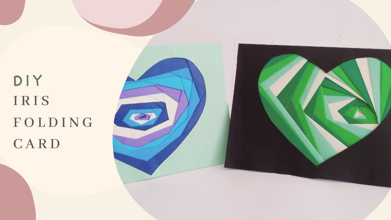 DIY IRIS FOLDING CARD - YouTube